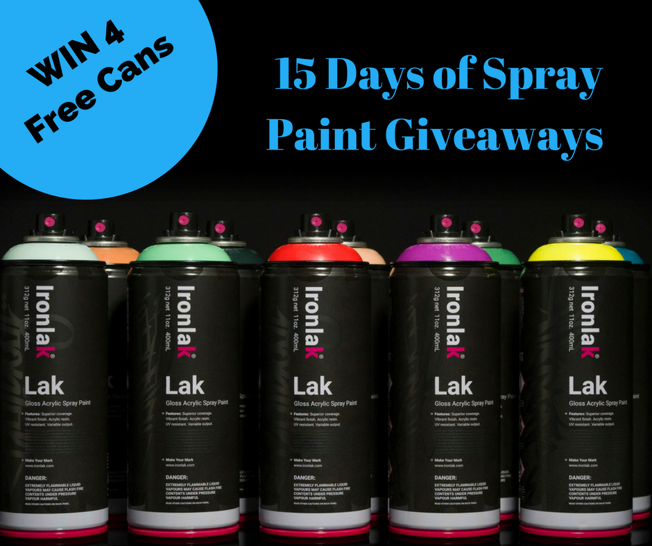 Lak Spray Paint Contest — Wallack's Art Supplies & Framing