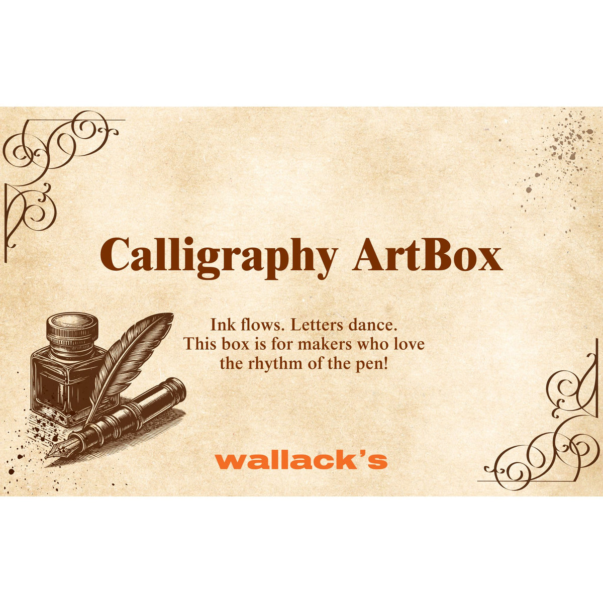 ArtBox: Calligraphy — Wallack's Art Supplies & Framing