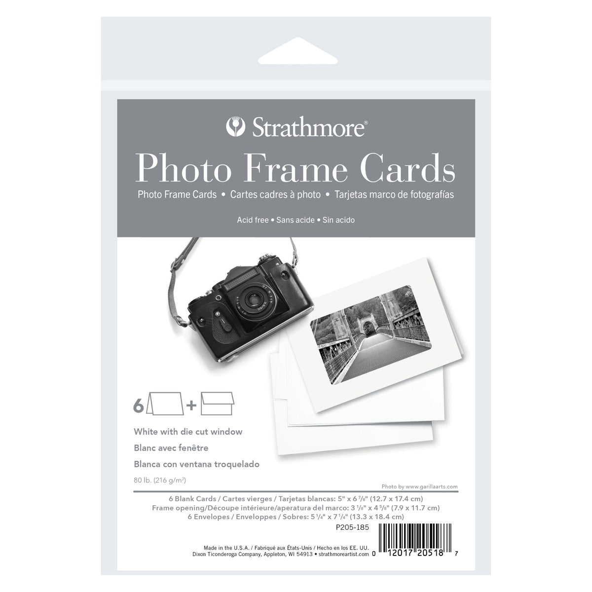 Strathmore Photo Frame Cards - with white die cut window — Wallack's ...