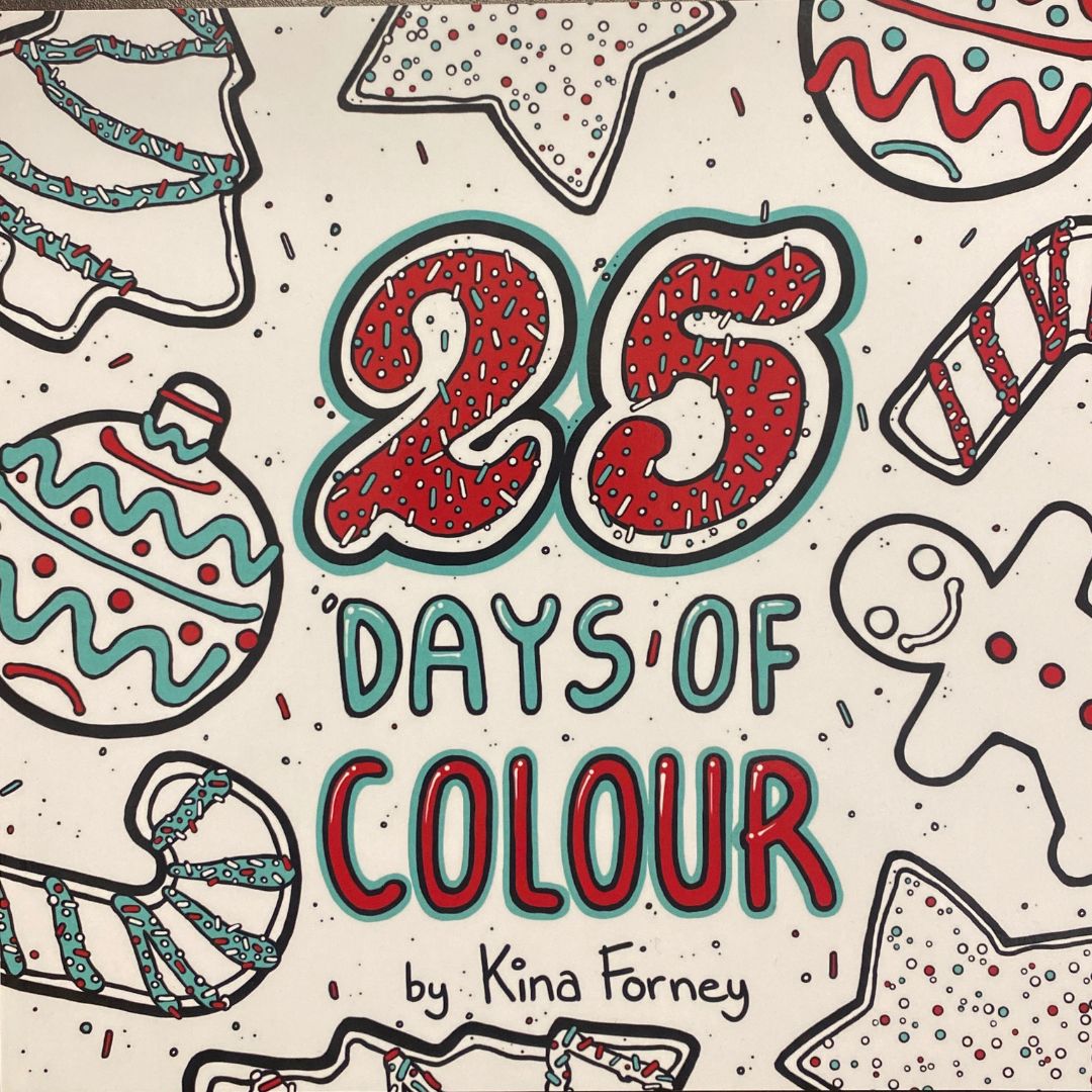 Colouring Book - 25 Days of Colour — Wallack's Art Supplies & Framing