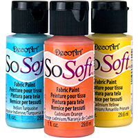 Decoart So Soft Fabric Paint — Wallack's Art Supplies & Framing